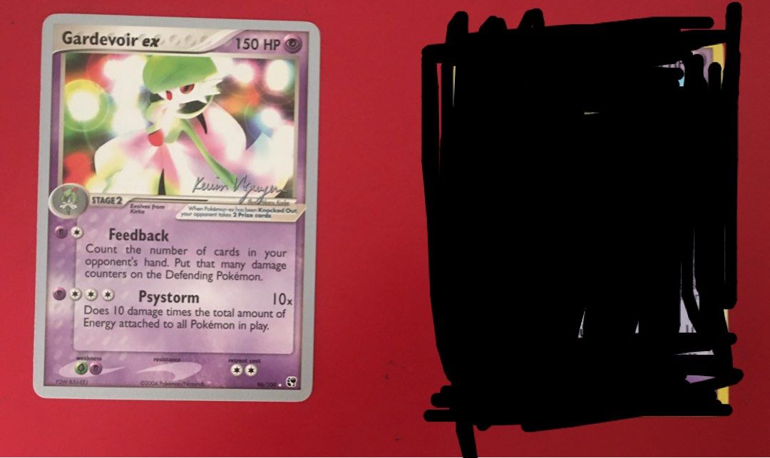 Pokemon cards gardevoir ex sandstorm ex ruby sapphire scarlet violet ...
