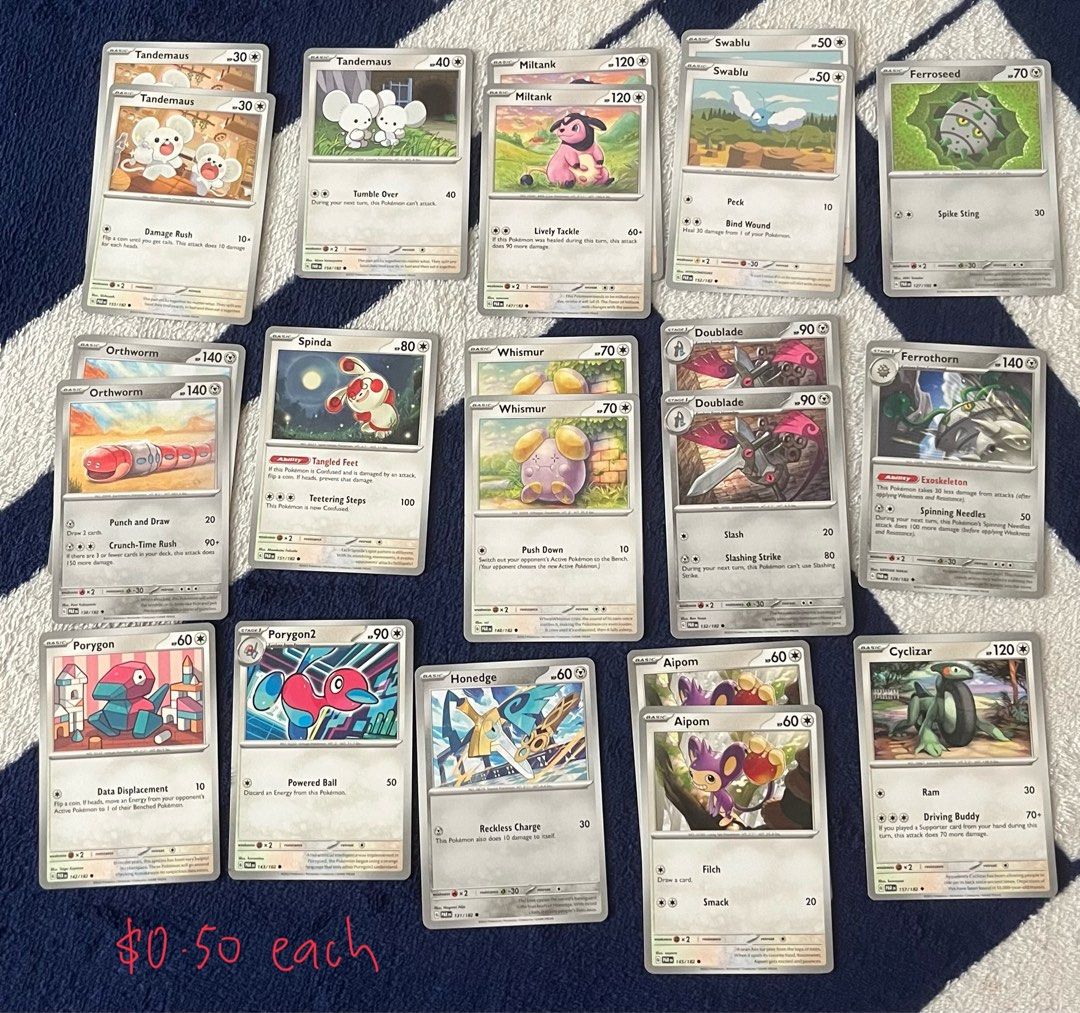Pokemon Paradox Rift & Obsidian Flames Janks, Hobbies & Toys, Toys ...