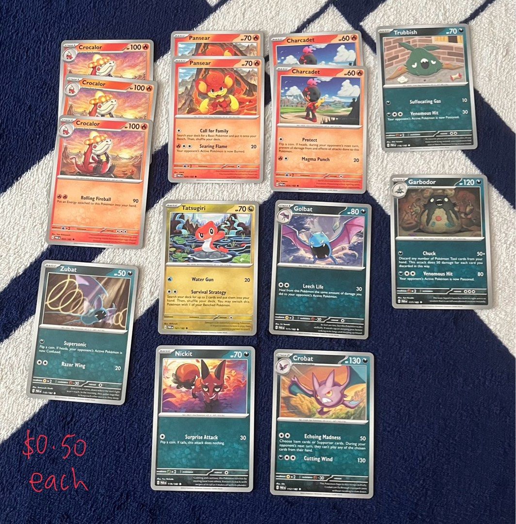 Pokemon Paradox Rift & Obsidian Flames Janks, Hobbies & Toys, Toys ...