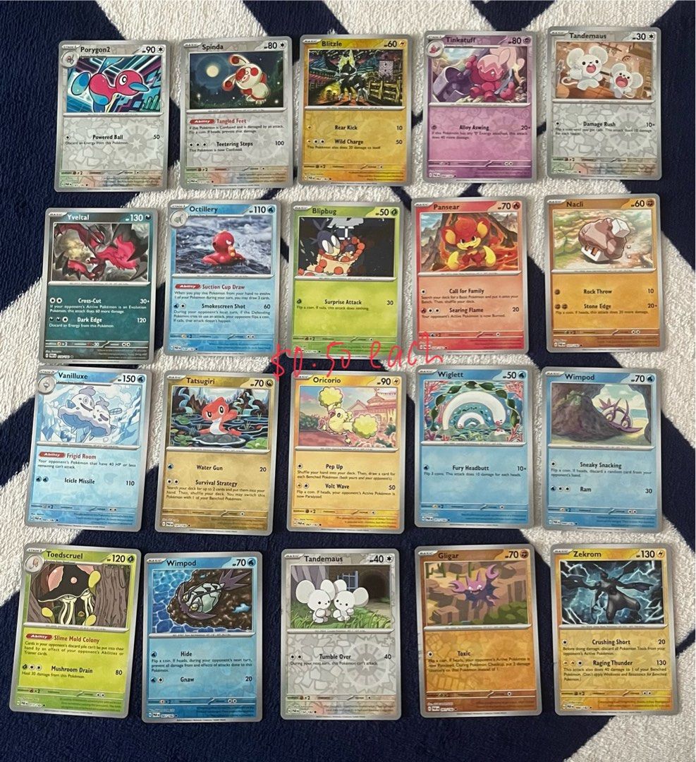 Pokemon Paradox Rift & Obsidian Flames Holos Janks, Hobbies & Toys ...