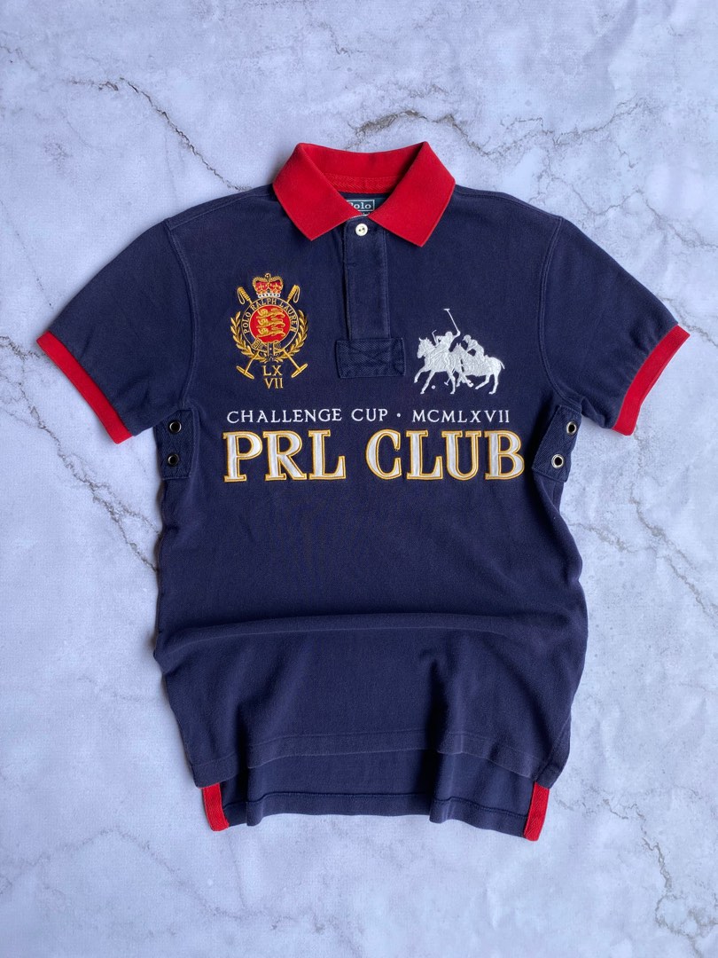 POLO RALPH LAUREN PRL CLUB, Fesyen Pria, Pakaian , Atasan di Carousell