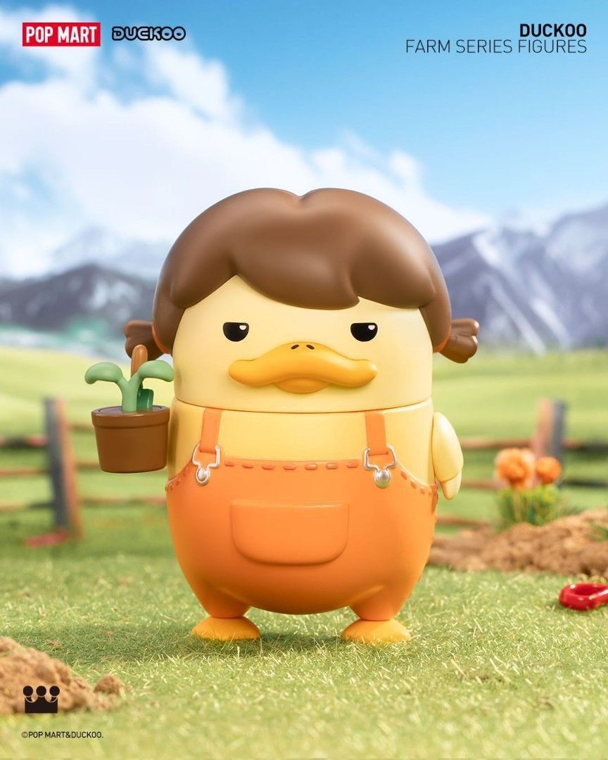 Popmart Duckoo Farm Gardener, Hobbies & Toys, Toys & Games on Carousell