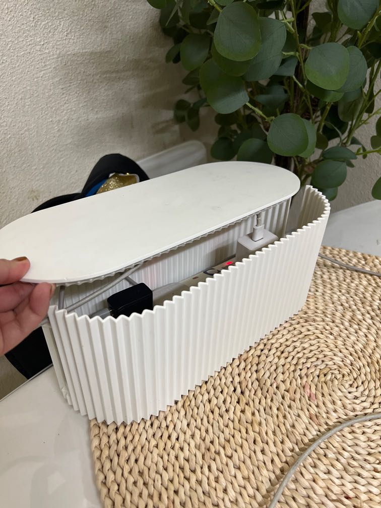 (POS only) Aesthetic cable organizer wire, Furniture & Home Living ...