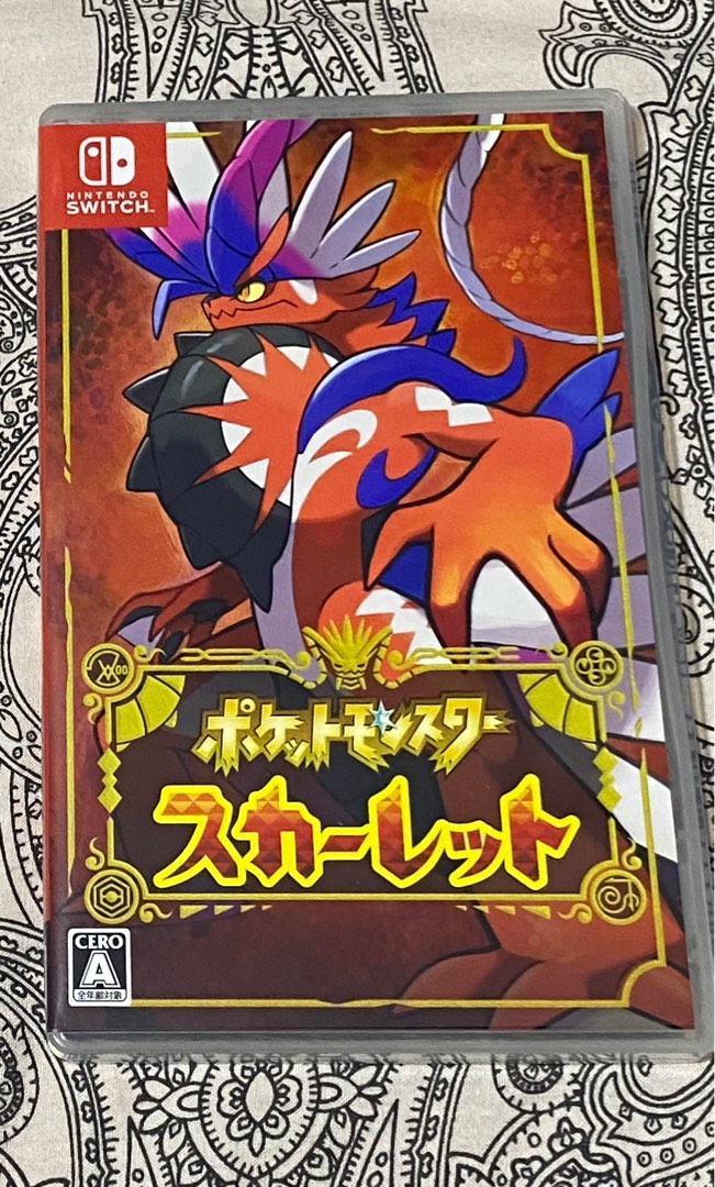 Pokemon Scarlet Nintendo Switch Game, Video Gaming, Video Games ...