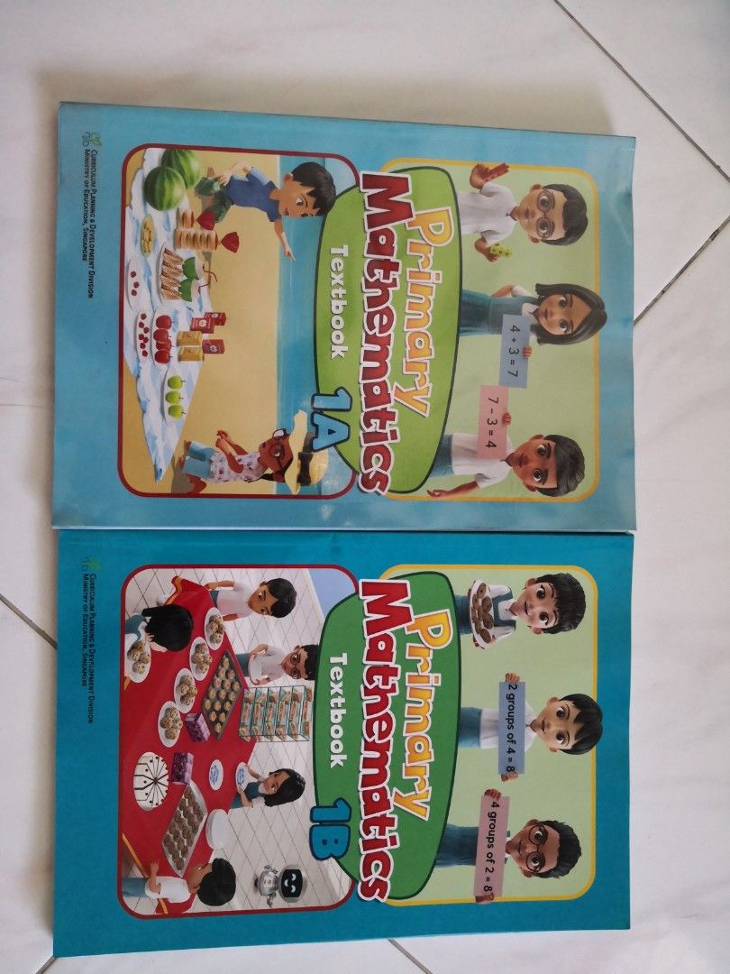 Primary 1 mathematics 1A & 1B, Hobbies & Toys, Books & Magazines ...
