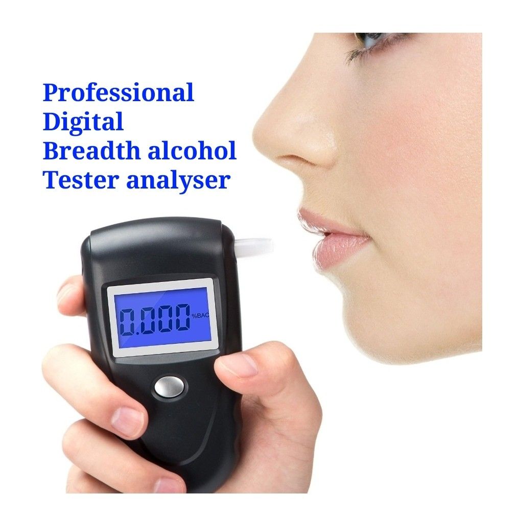 Professional Digital Breathalyzer, Portable Breath Alcohol Tester ...