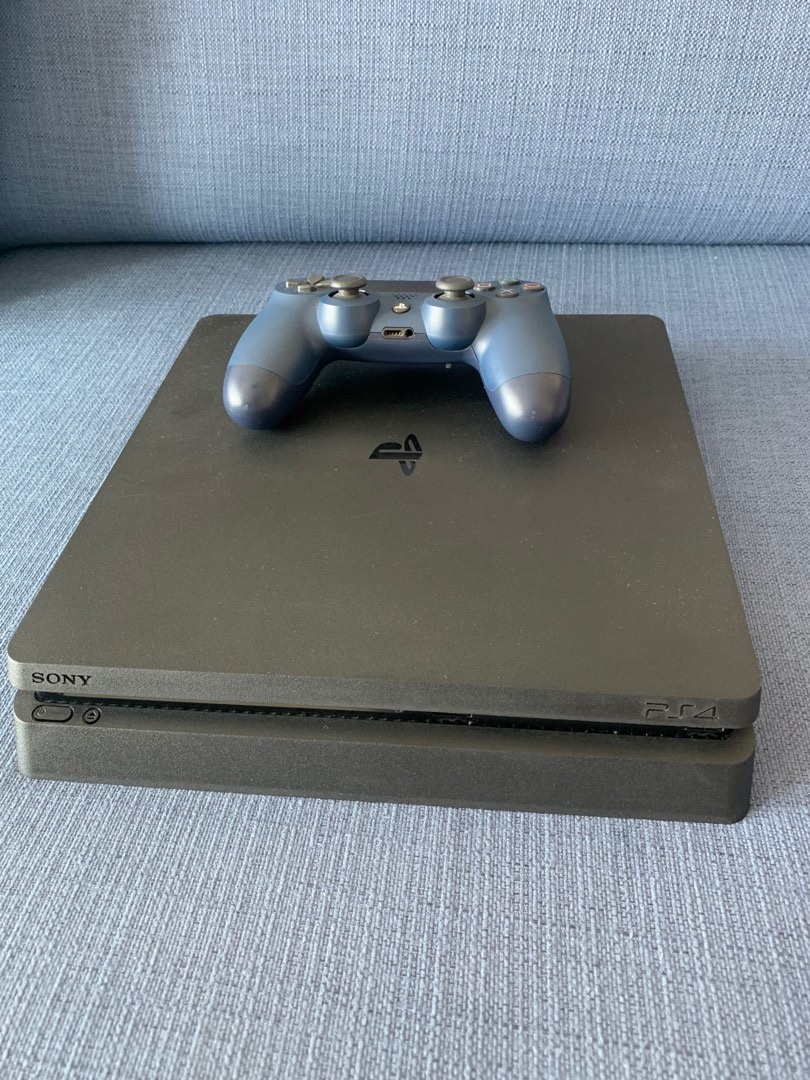 PS4 Slim with 1 Controller, Video Gaming, Video Game Consoles ...