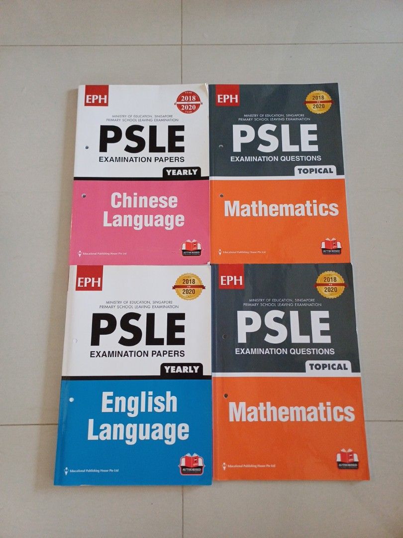 Psle examination papers 2018 to 2020 English Math Chinese, Hobbies ...
