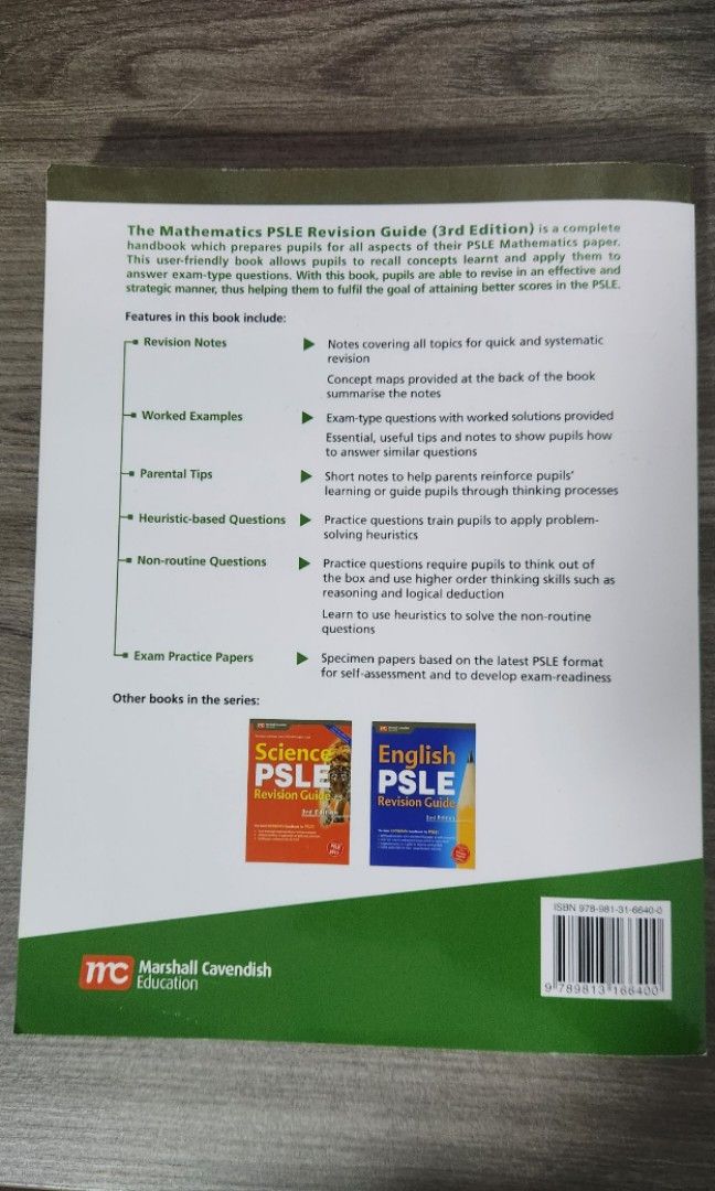 PSLE Math Revision Guide (3rd edition), Hobbies & Toys, Books ...