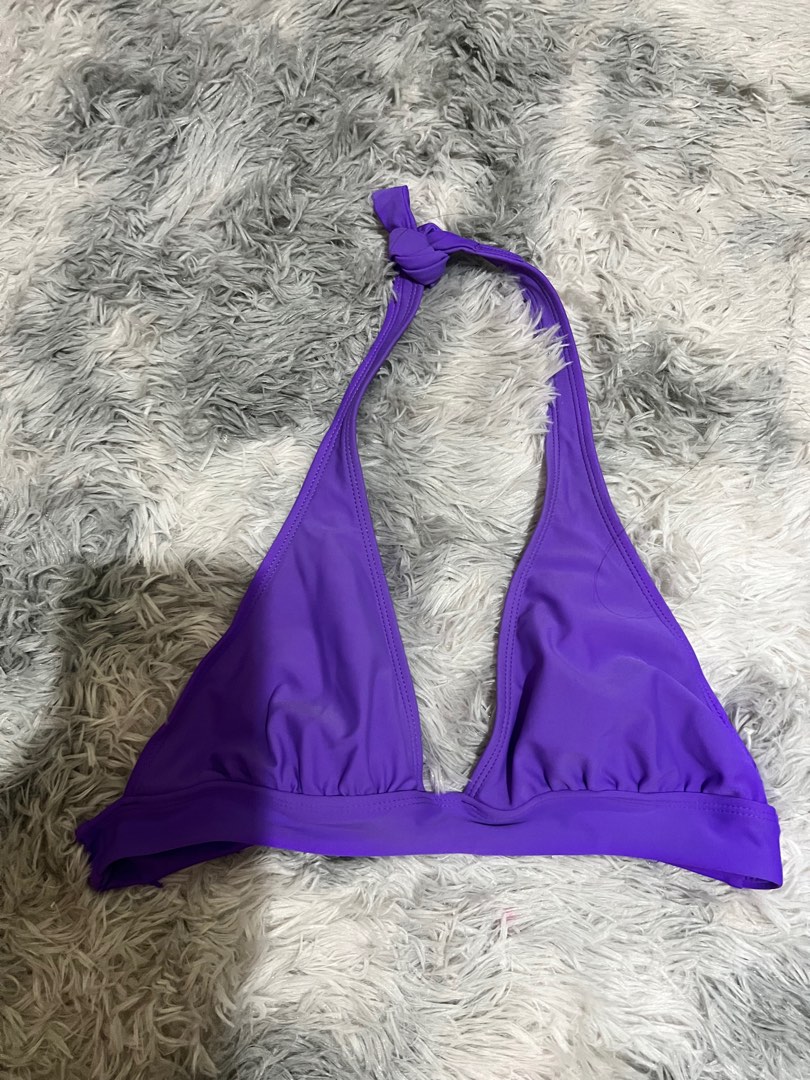 Purple Swim Top, Women's Fashion, Swimwear, Bikinis & Swimsuits on ...
