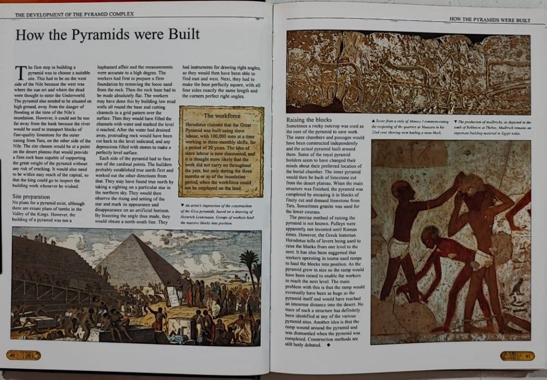 PYRAMIDS, TEMPLES & TOMBS OF ANCIENT EGYPT, Hobbies & Toys, Books ...