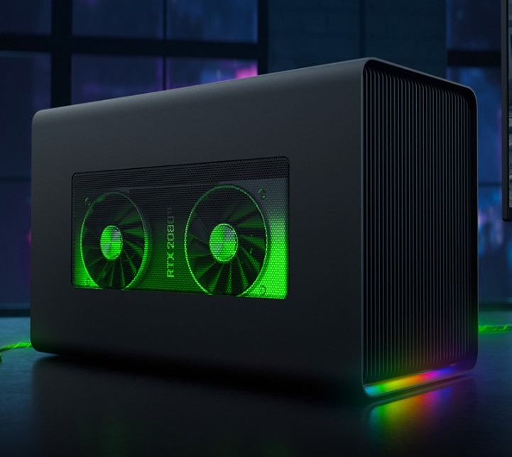 Razor Core X Chroma (Thunderbolt 3 eGPU) + GeForce® RTX 2070 SUPER ...