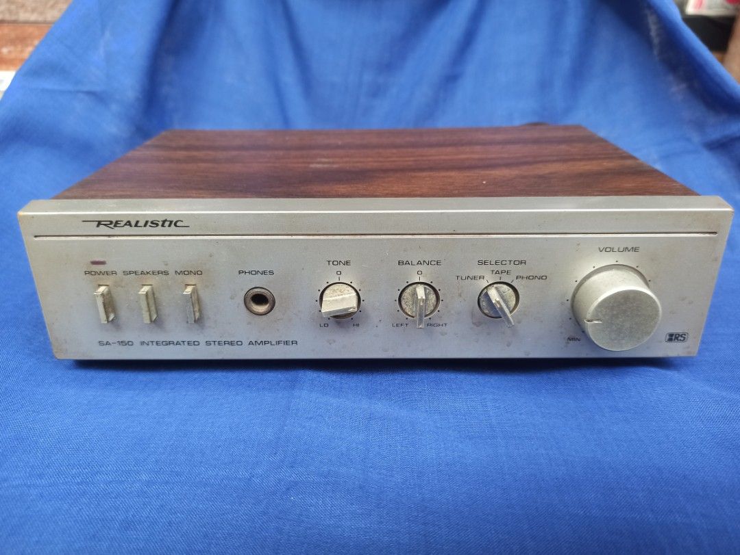 REALISTIC SA-150 MINI AMPLIFIER, Elektronik, Audio di Carousell