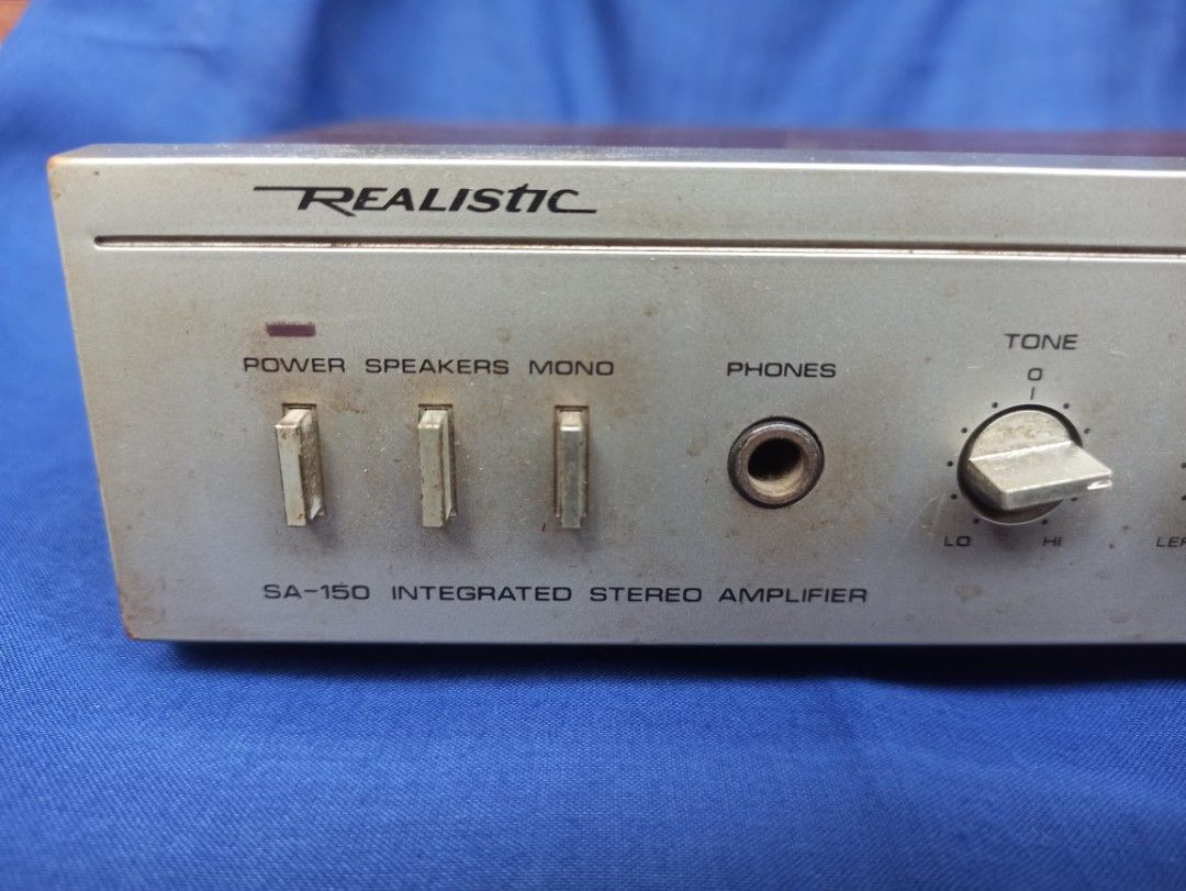 REALISTIC SA-150 MINI AMPLIFIER, Elektronik, Audio di Carousell
