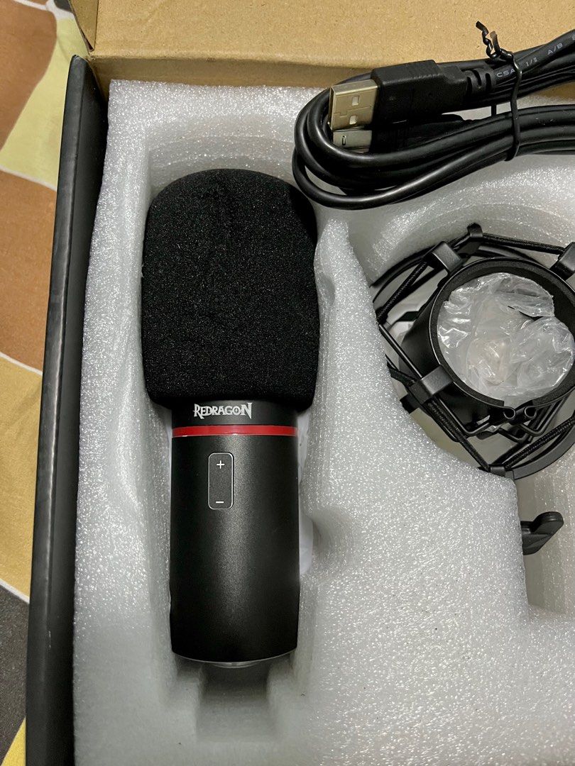 Red Dragon Gm300 Blazar USB Plug Gaming Stream Microphone, Mobile ...