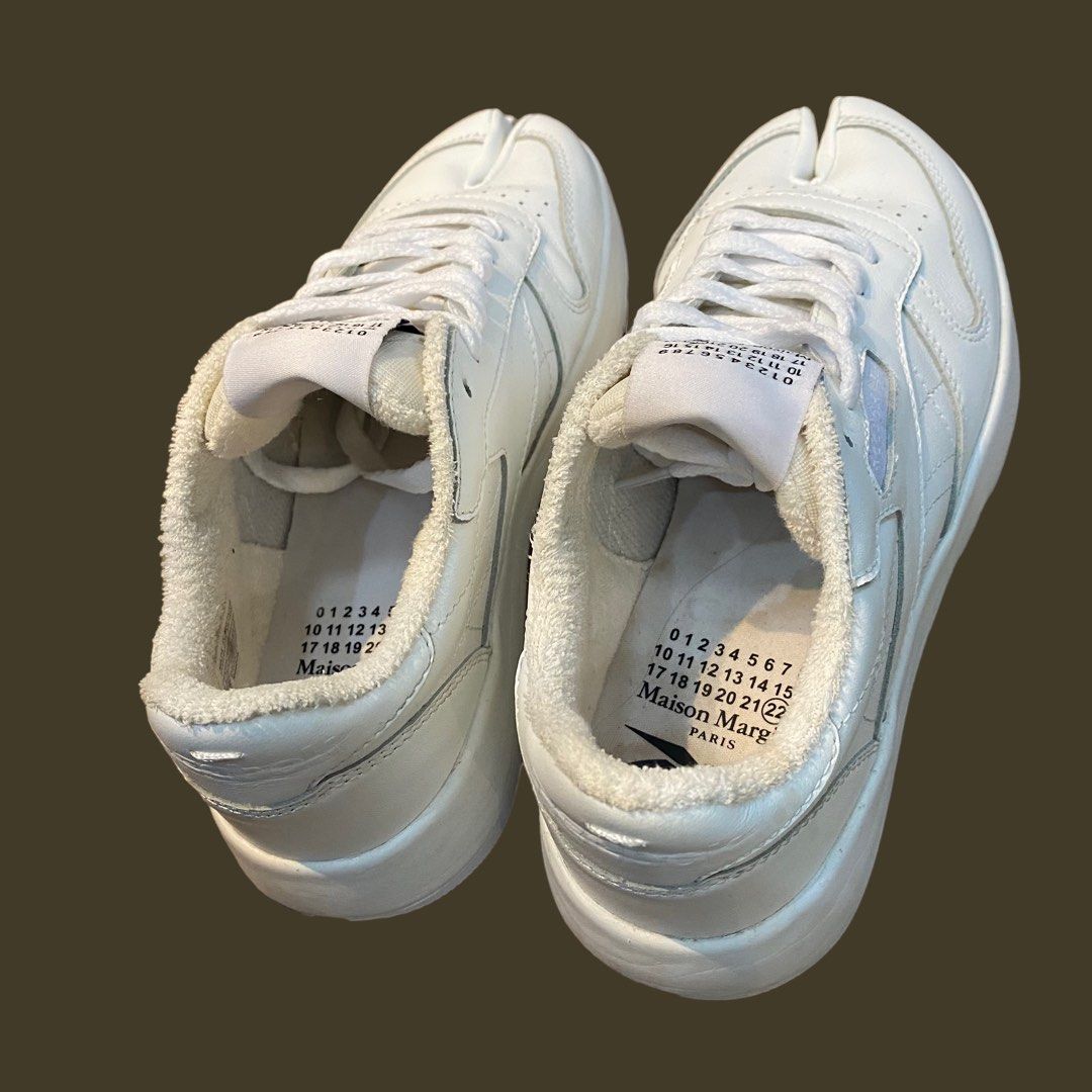 Reebok MM6 Maison Margiela white tabi sneakers, Women's Fashion ...