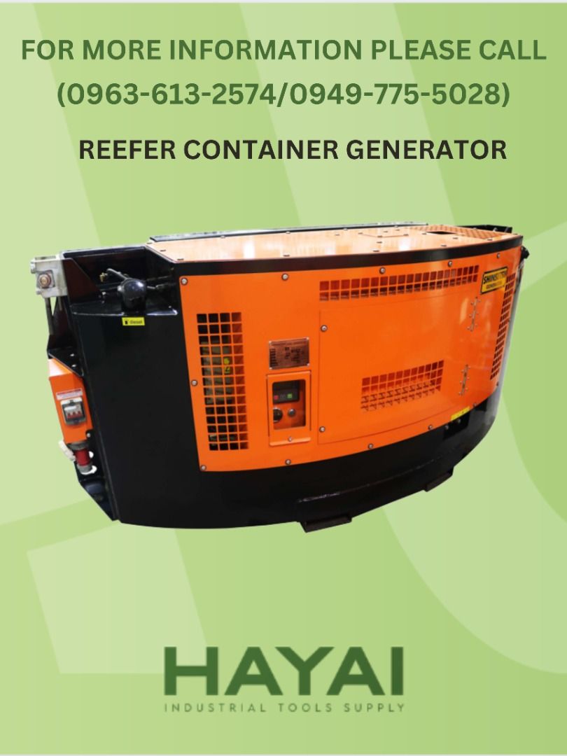 REEFER CONTAINER GENERATOR, Commercial & Industrial, Construction Tools ...