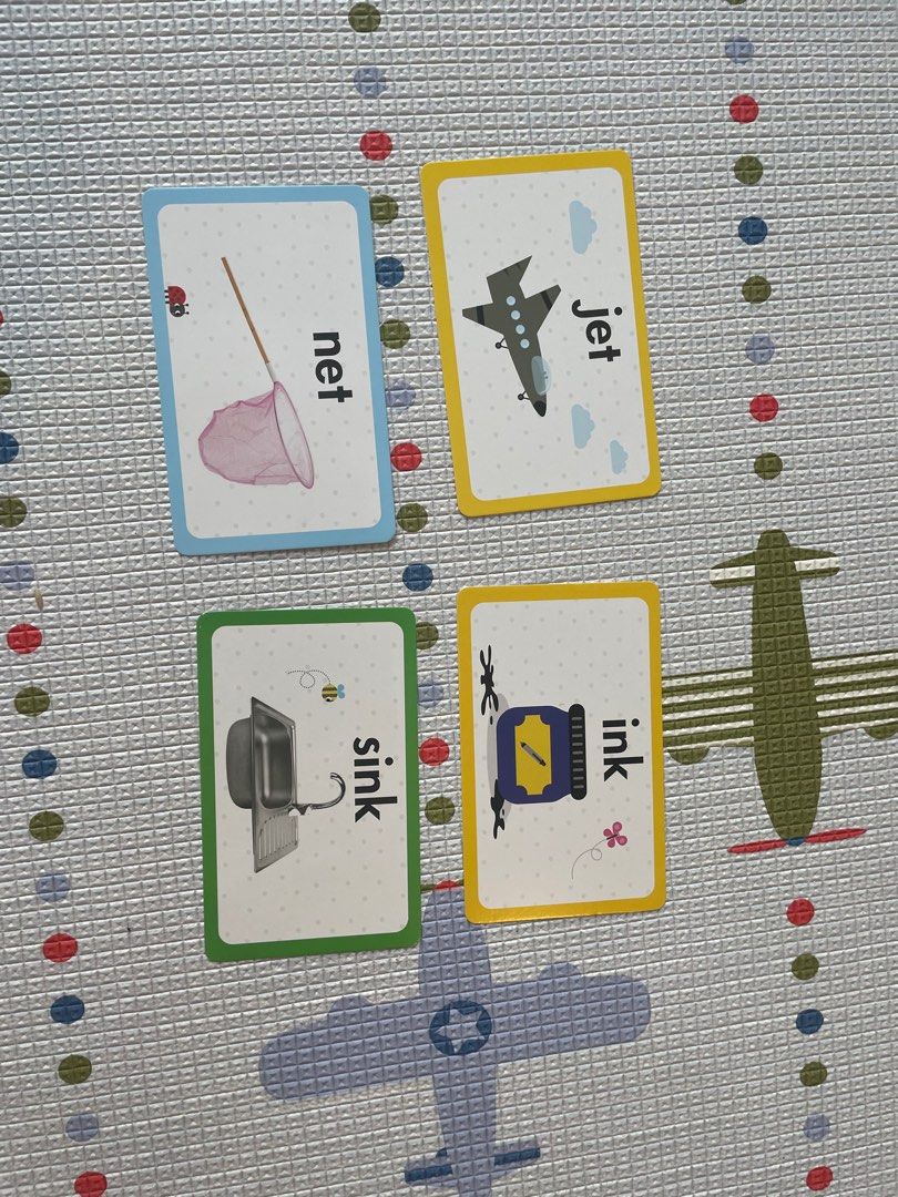 Rhyming Words Flashcards, Babies & Kids, Infant Playtime on Carousell