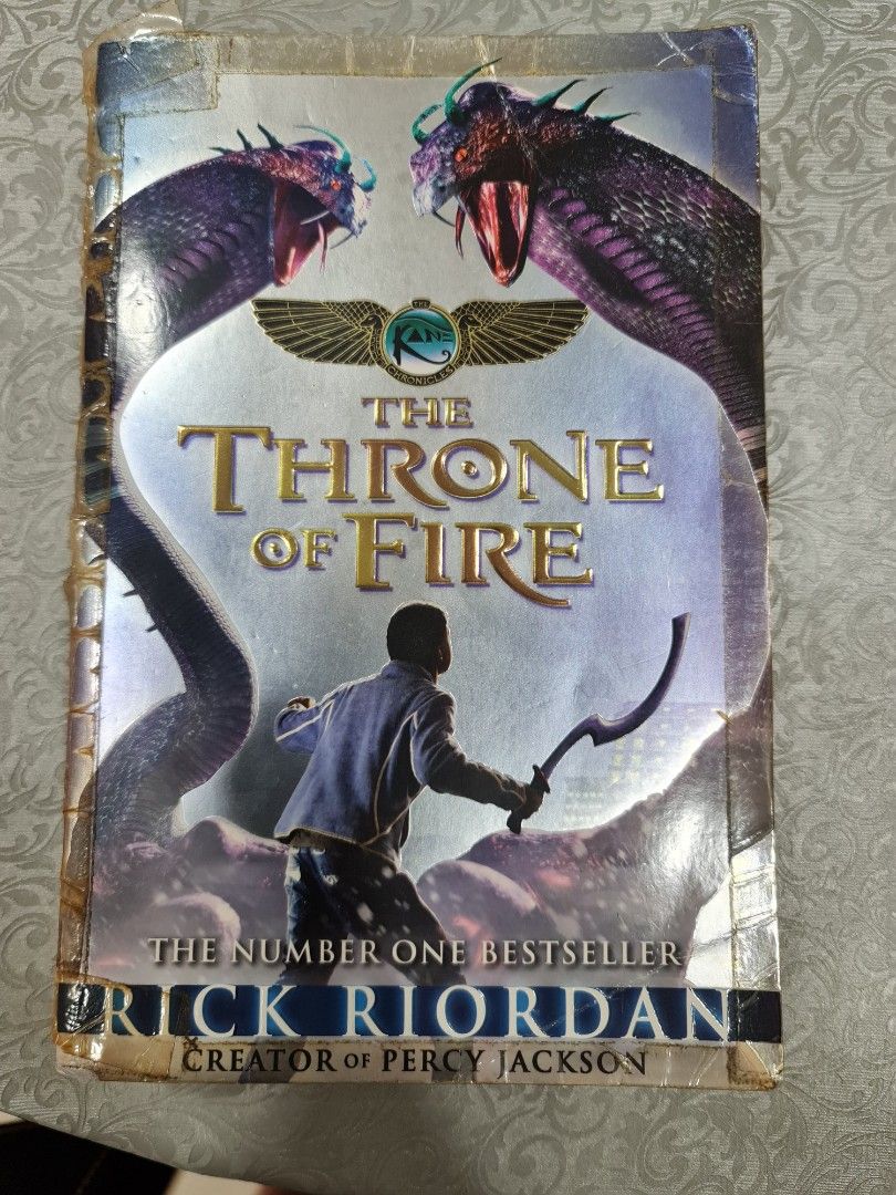 Rick Riordan - The Throne of Fire, Hobbies & Toys, Books & Magazines ...
