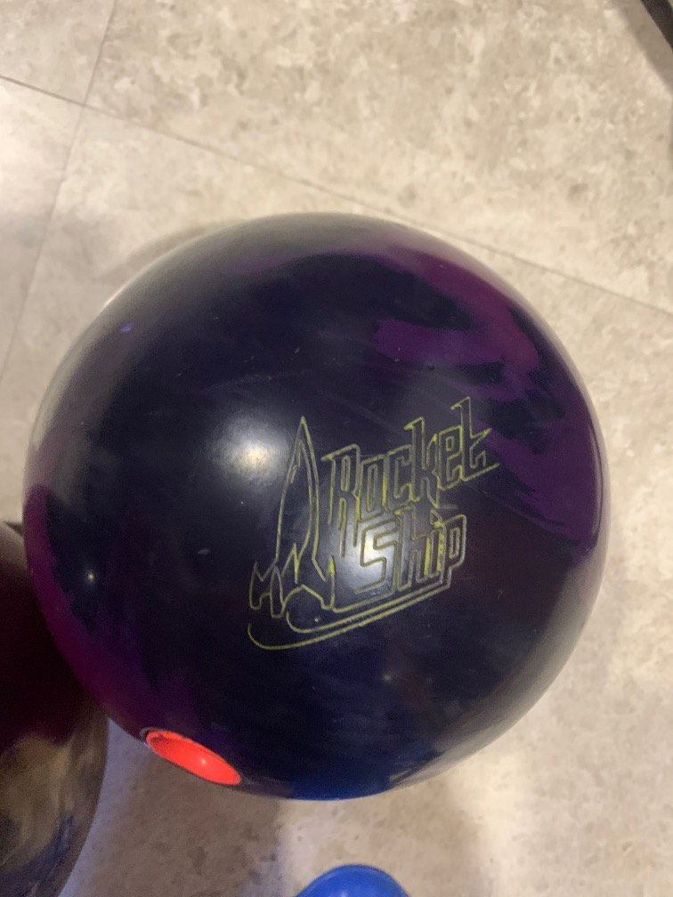 Rocket ship bowling ball, Sports Equipment, Sports & Games, Billiards ...