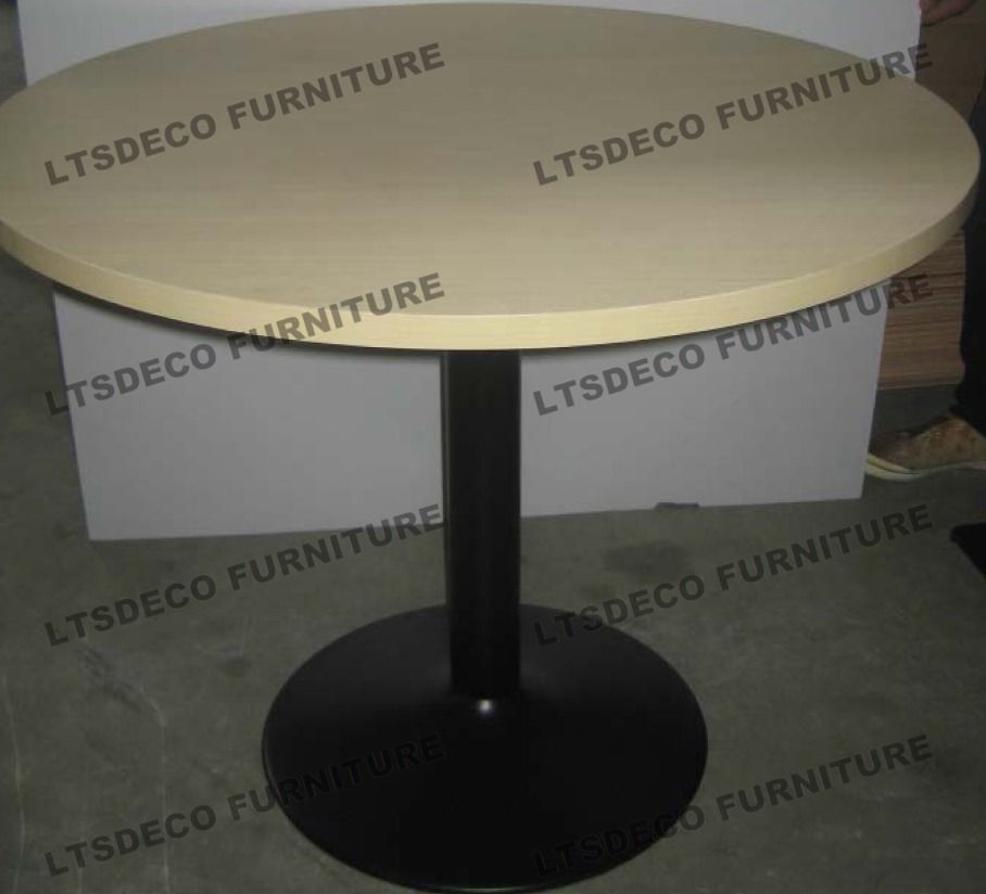 ROUND MEETING TABLE LAMINATED TOP & METAL LEG OFFICE PARTITION ...