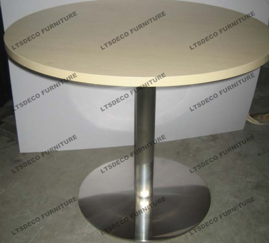 ROUND MEETING TABLE LAMINATED TOP & METAL LEG OFFICE PARTITION ...