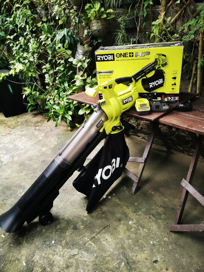 ryobi 18v hp blower/vacuum with 6ah battery charger, Commercial & Industrial, Construction Tools ...