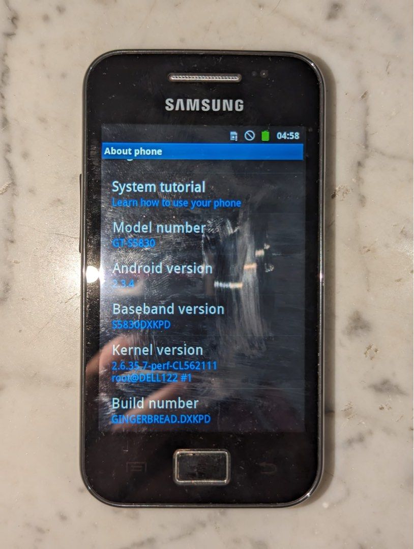 Samsung gt-s5830 old handphone, Mobile Phones & Gadgets, Mobile Phones ...