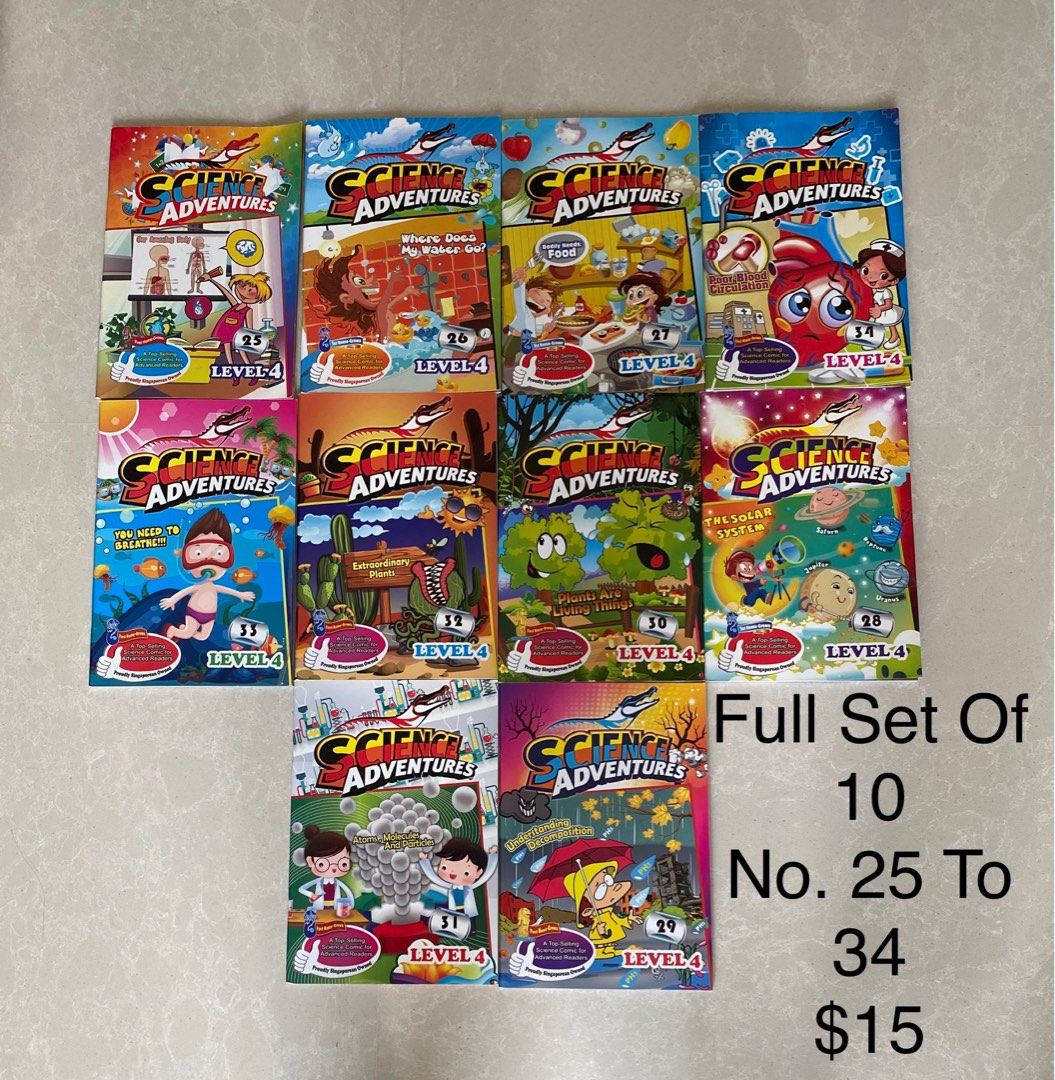 Science Adventures Full Set Of 10 No. 25 To 34, Hobbies & Toys, Books ...