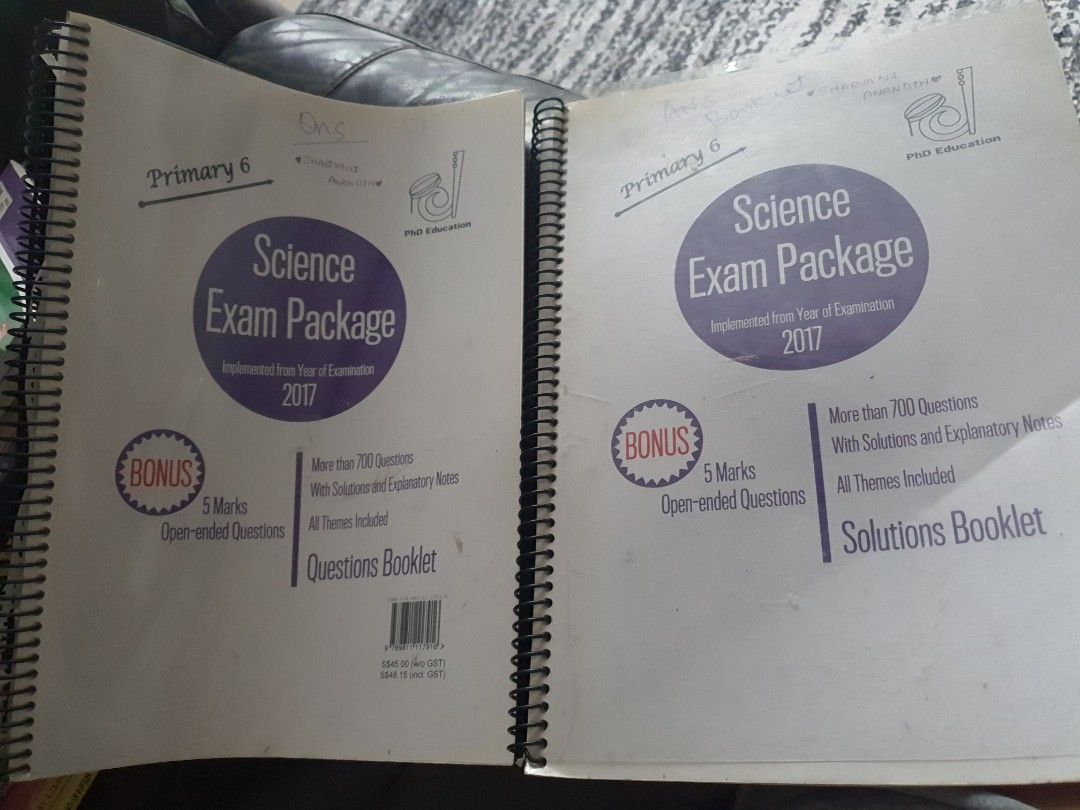 Science exam package primary 6, Hobbies & Toys, Books & Magazines ...