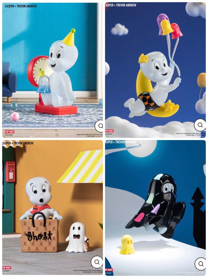 Sealed foil - Authentic Popmart Casper Trevor Andrew Shopping / naughty ...