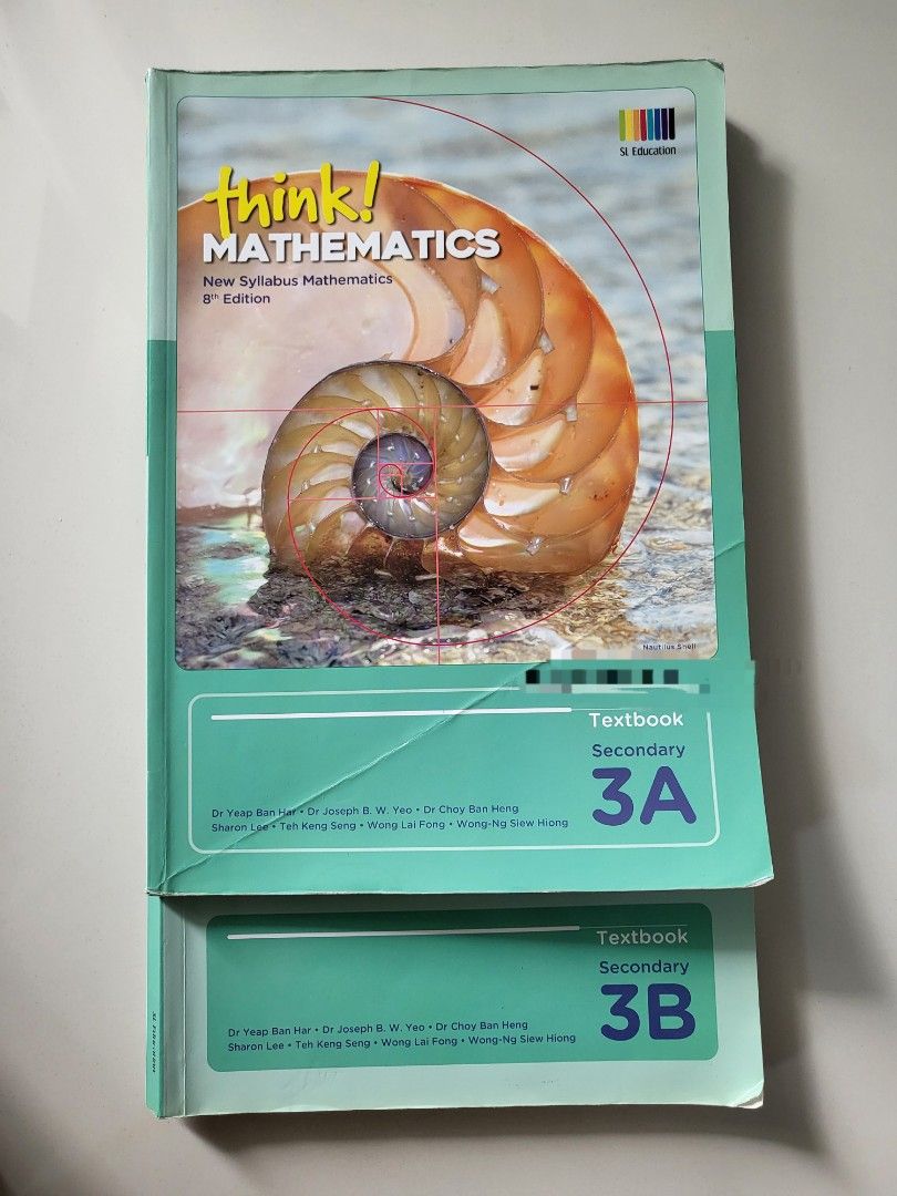 SEC 1-4 MATH TEXTBOOKS, Hobbies & Toys, Books & Magazines, Textbooks on ...