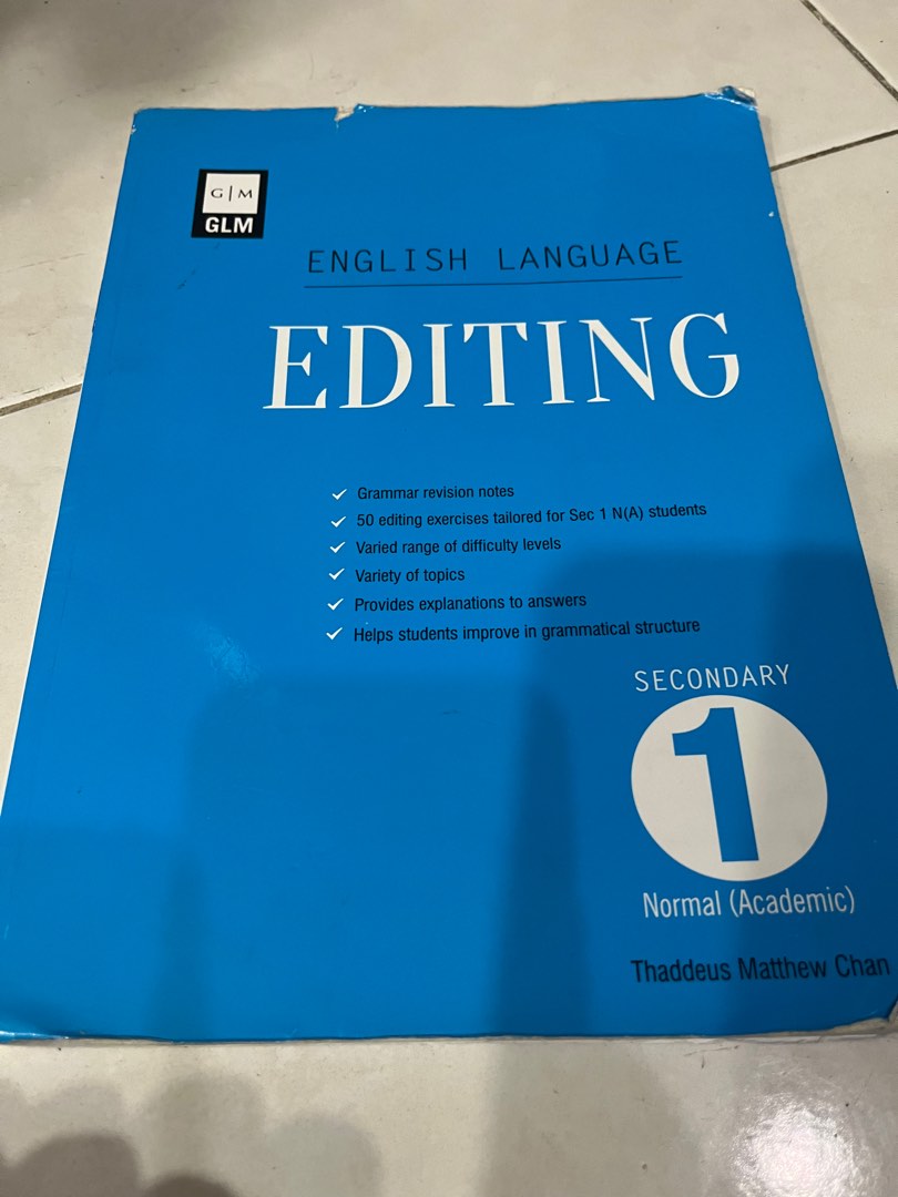 Sec 1 English Editing Think Maths, Hobbies & Toys, Books & Magazines ...