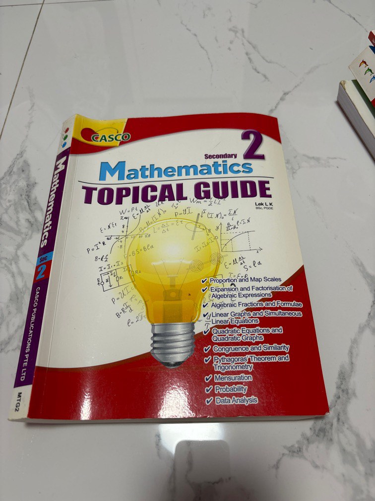Sec 2 Express Math Topical Assessment Book, Hobbies & Toys, Books ...