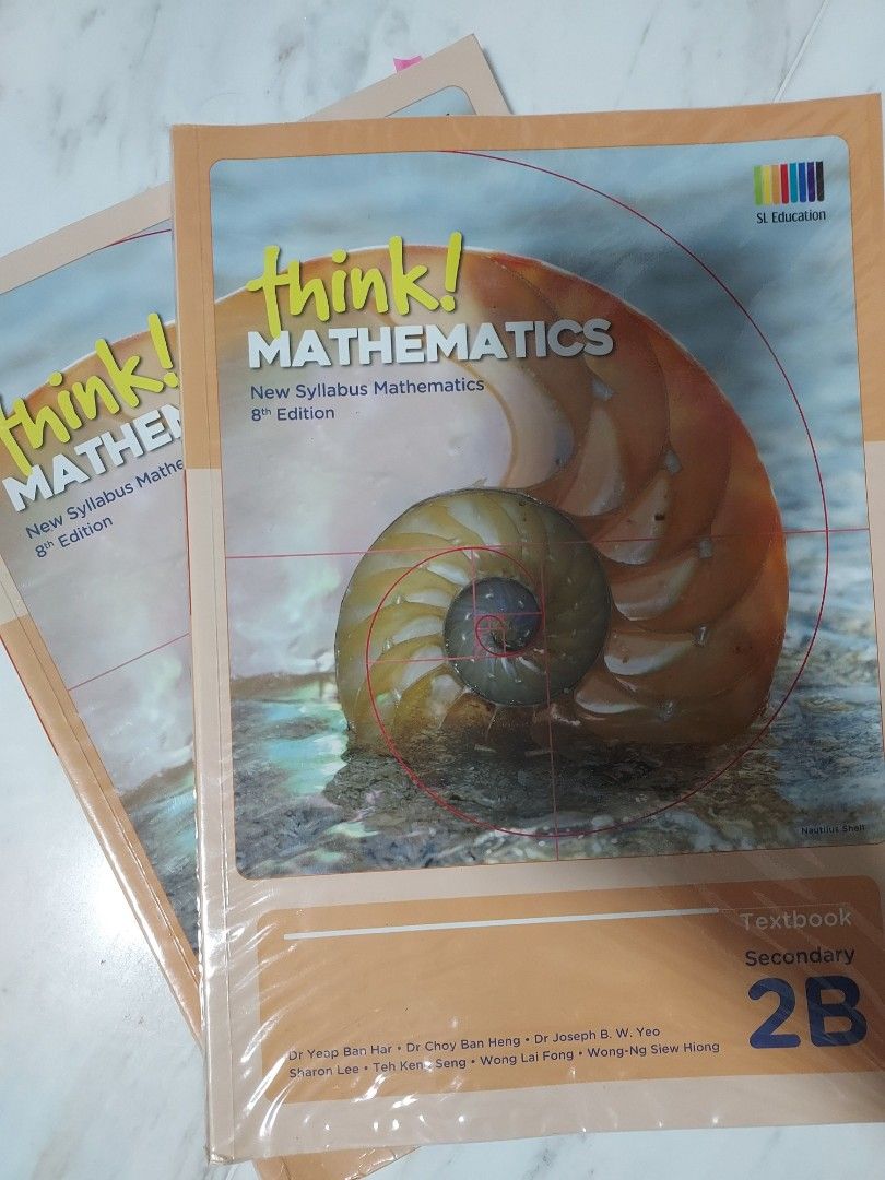 Sec 2 Mathematics Textbook (A + B), Hobbies & Toys, Books & Magazines ...