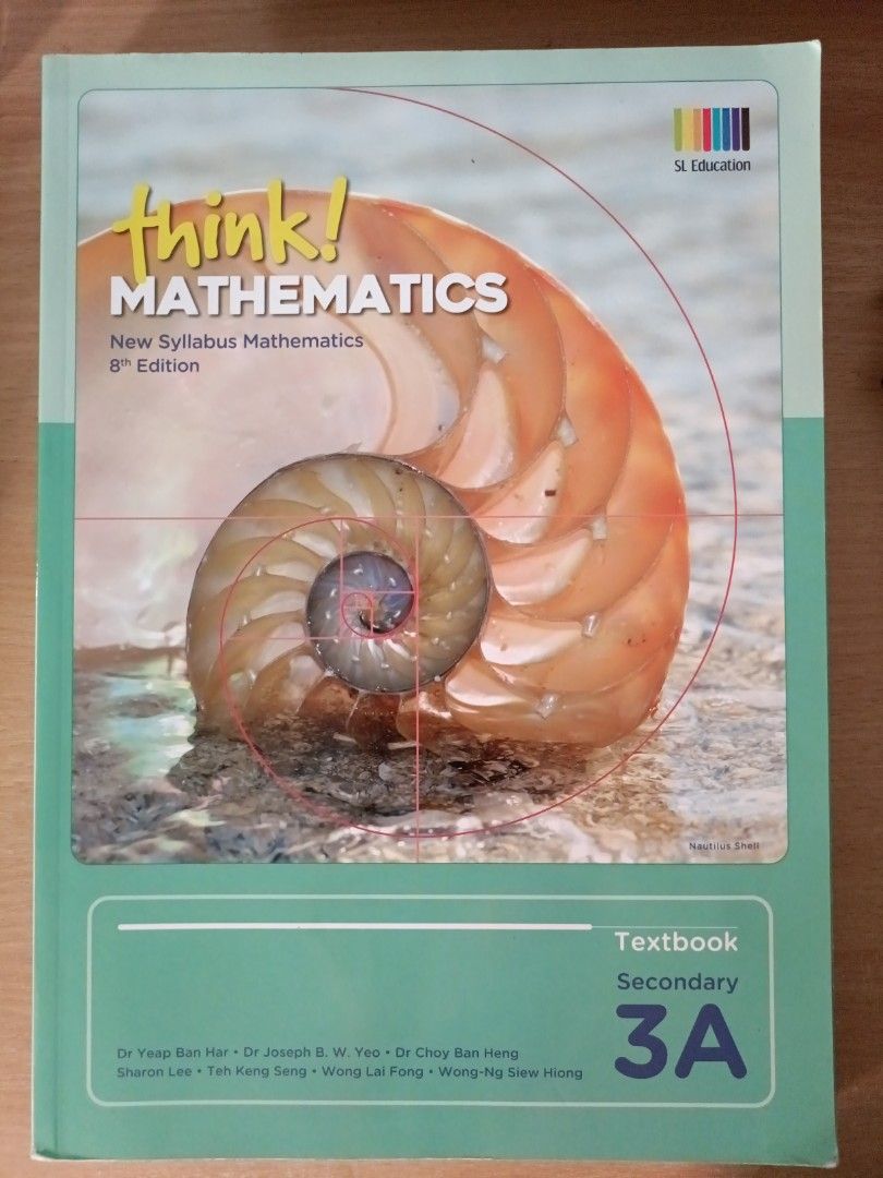 Sec 3 E math textbook 3A and 3B, Hobbies & Toys, Books & Magazines ...