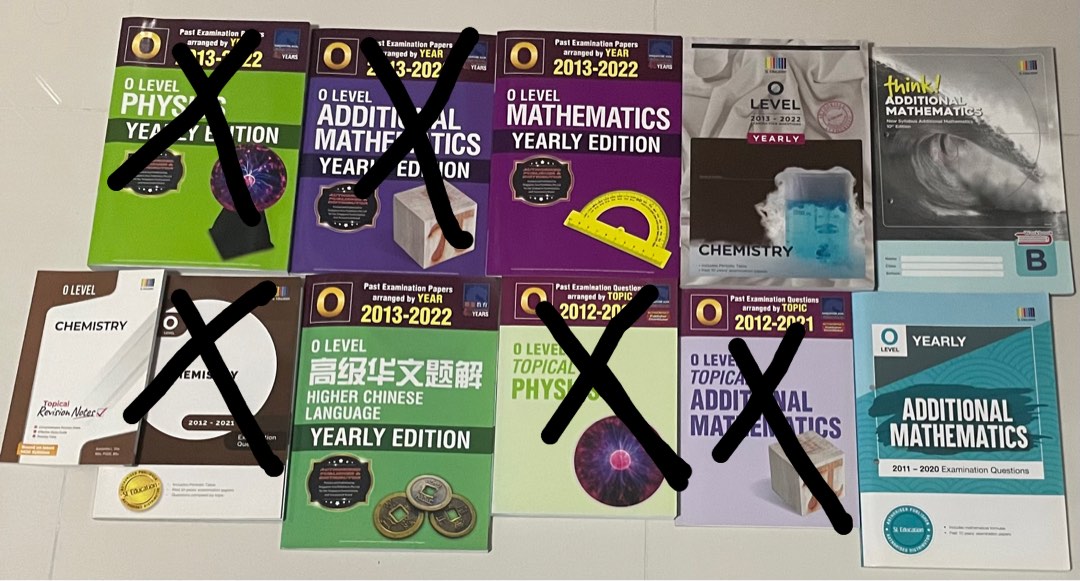 sec 4 TYS Assessment Books| O Level Assessment Books | Ten Year Series ...