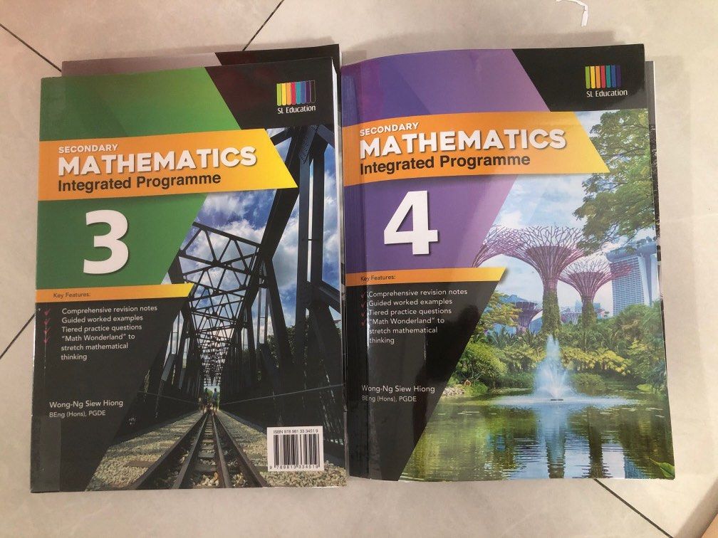 Sec Math Integrated Programme 3 & 4/ 1 & 2, Hobbies & Toys, Books ...