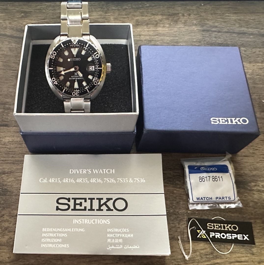 Seiko Prospex Mini Turtle SRPC35K1, Men's Fashion, Watches ...