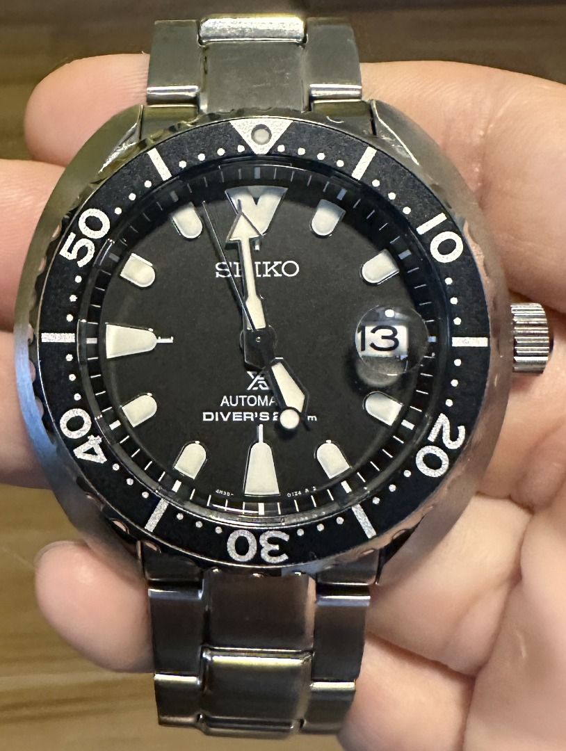 Seiko Prospex Mini Turtle SRPC35K1, Men's Fashion, Watches ...