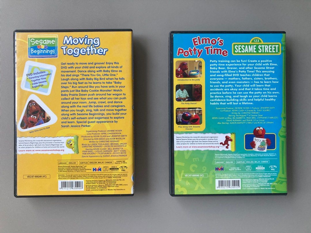 Sesame Street DVDs, Babies & Kids, Infant Playtime on Carousell