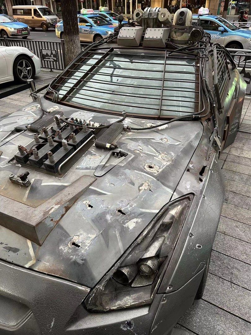 SH 1/64 Skyline R35 GTR Mad Max Doomsday Wasteland Style, Hobbies ...