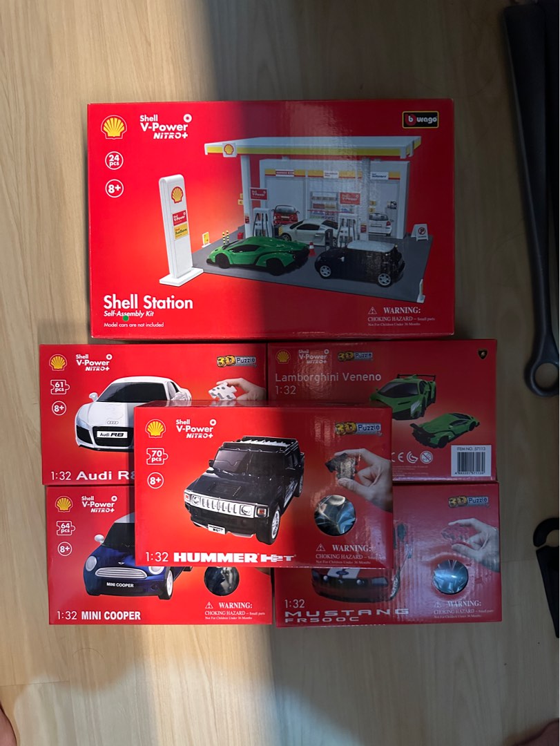 Shell station puzzle full set, Hobbies & Toys, Toys & Games on Carousell