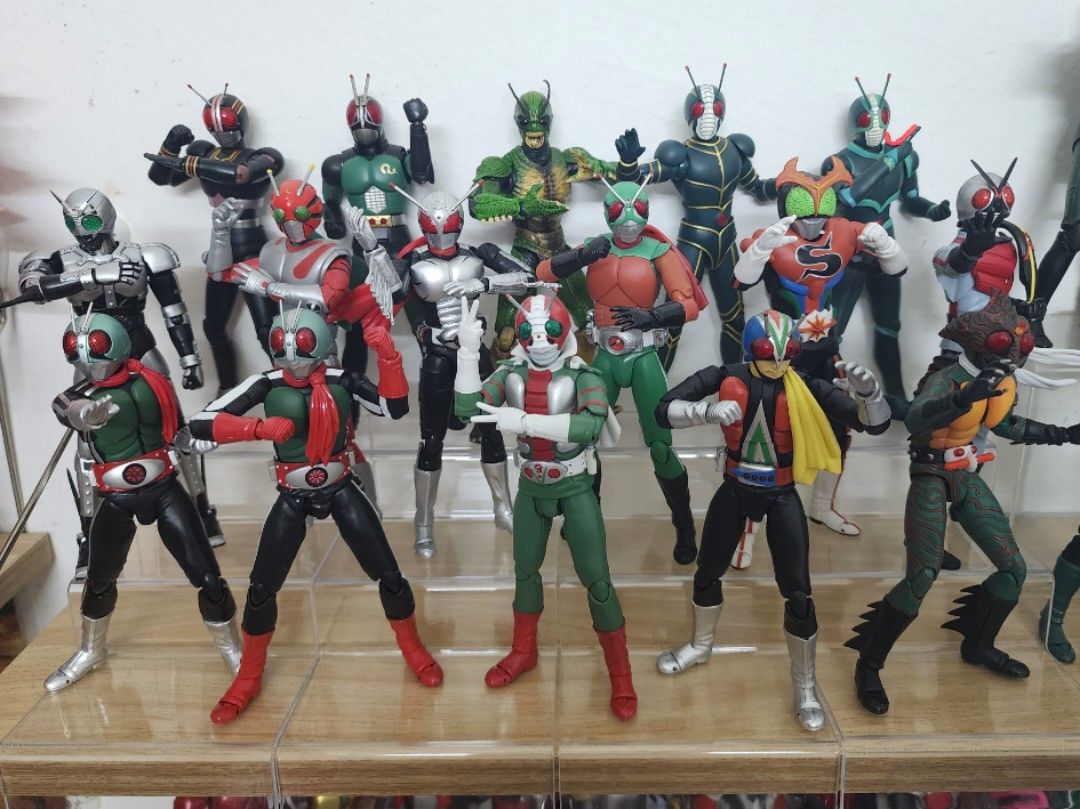 Shf Kamen rider Showa riders, Hobbies & Toys, Toys & Games on Carousell