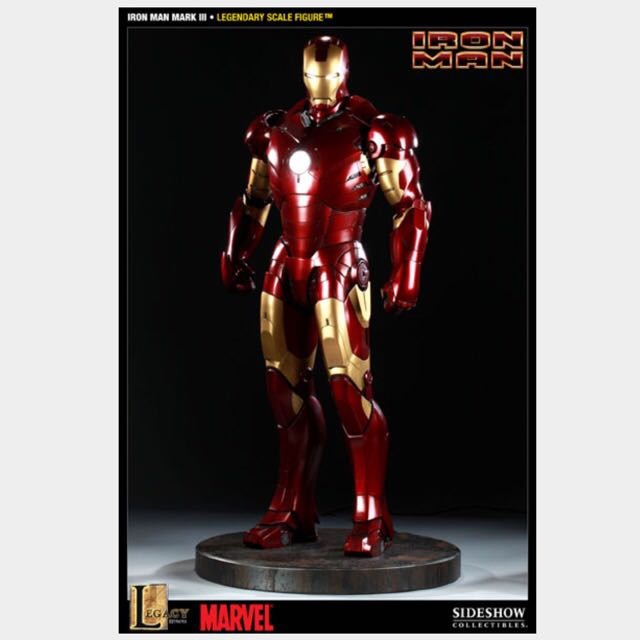 Sideshow Iron Man Mark III 1/2 Scale, Hobbies & Toys, Toys & Games on ...
