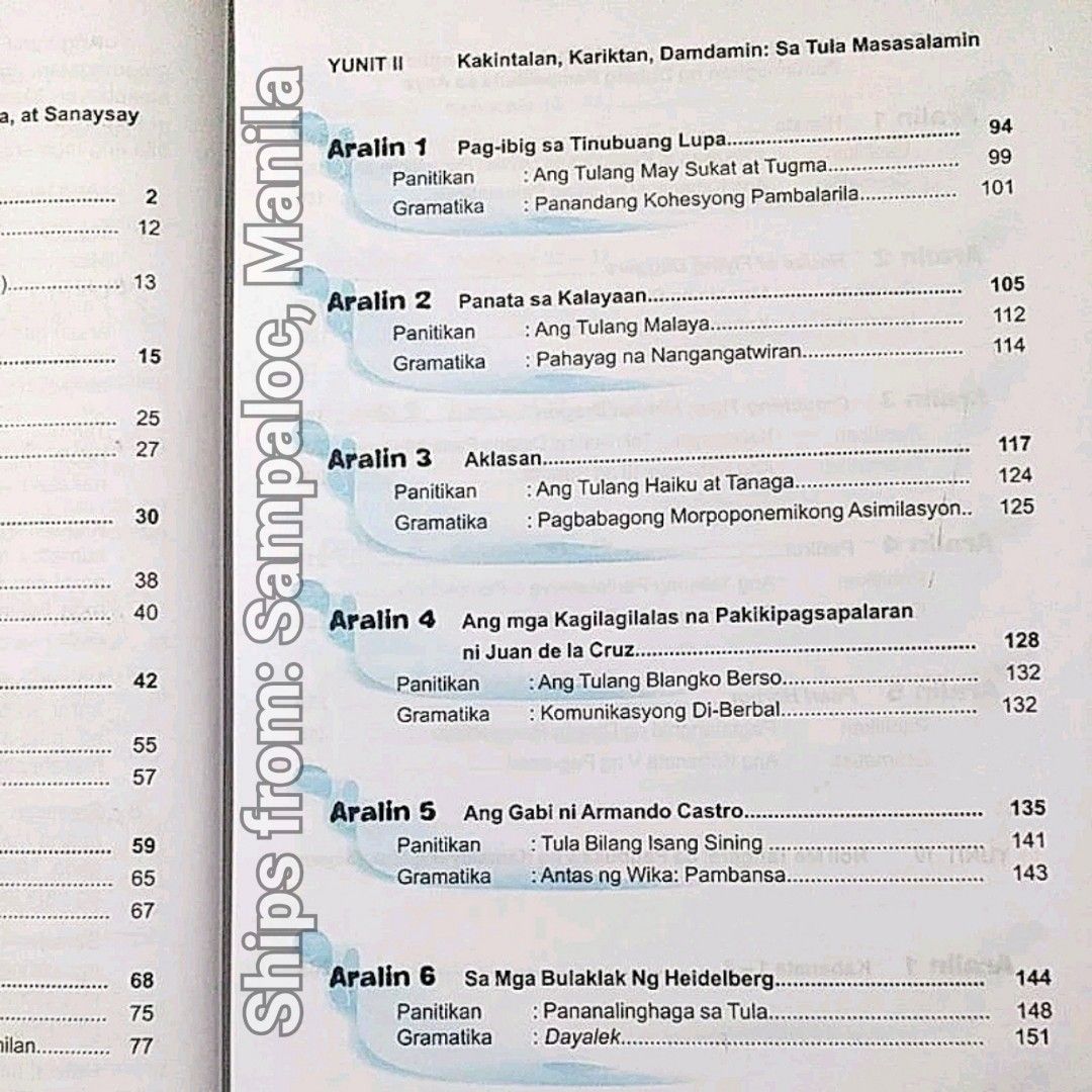 Sikhay: Batayan at Sanayang Aklat sa Gramatika at Literatura Grade 9 ...