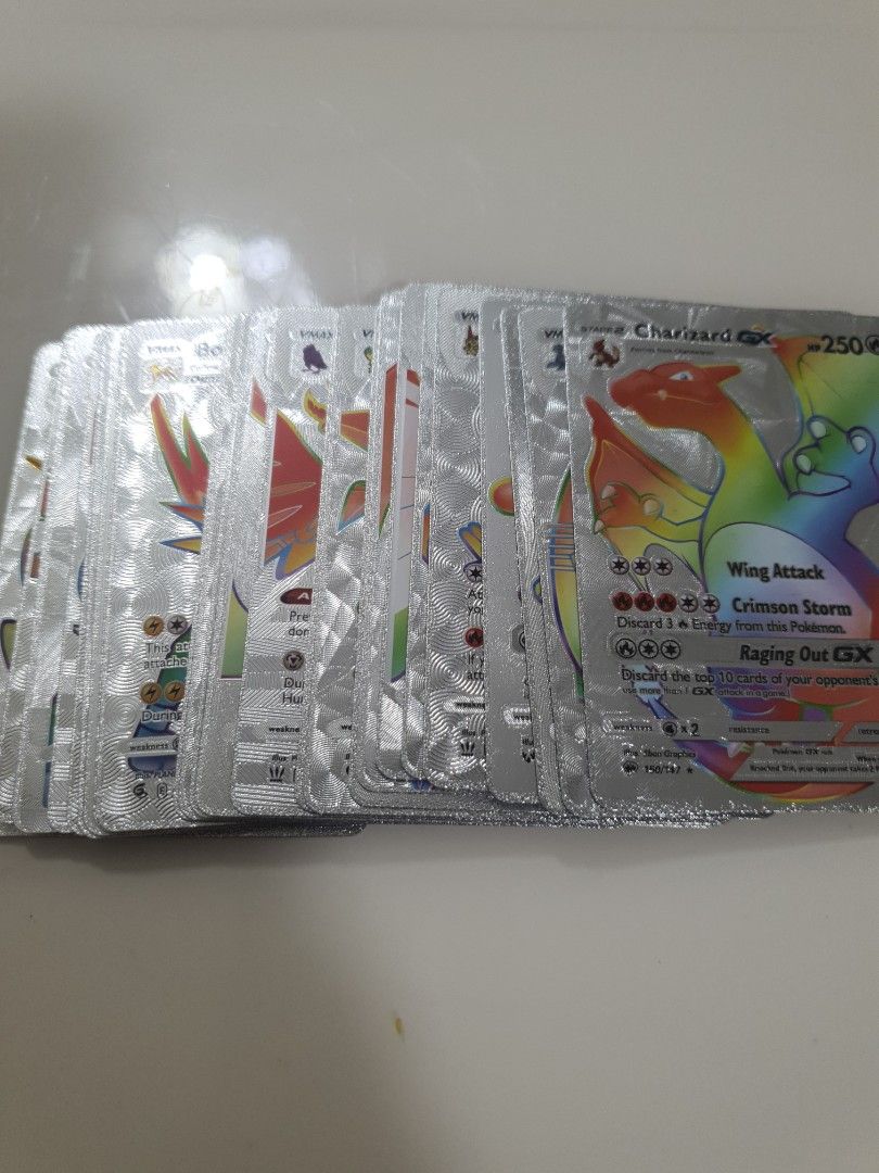 Silver Shiny Pokémon cards, Hobbies & Toys, Toys & Games on Carousell