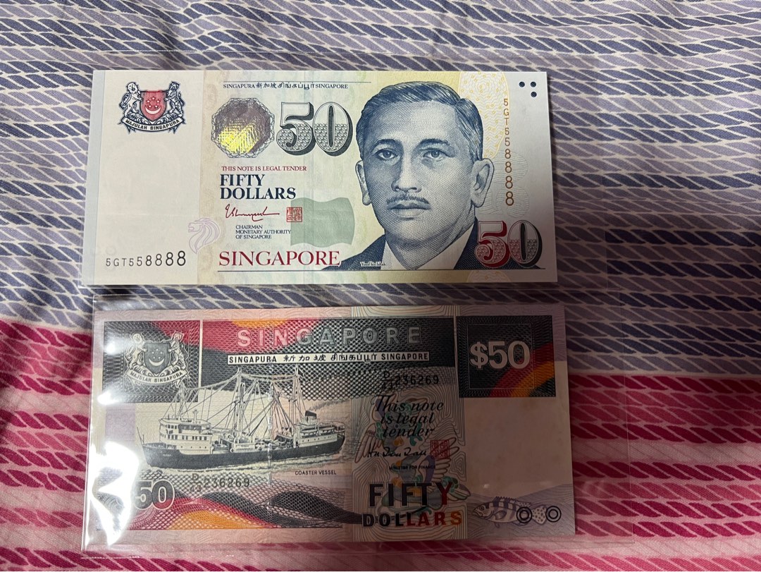 Singapore Notes, Hobbies & Toys, Memorabilia & Collectibles, Currency ...