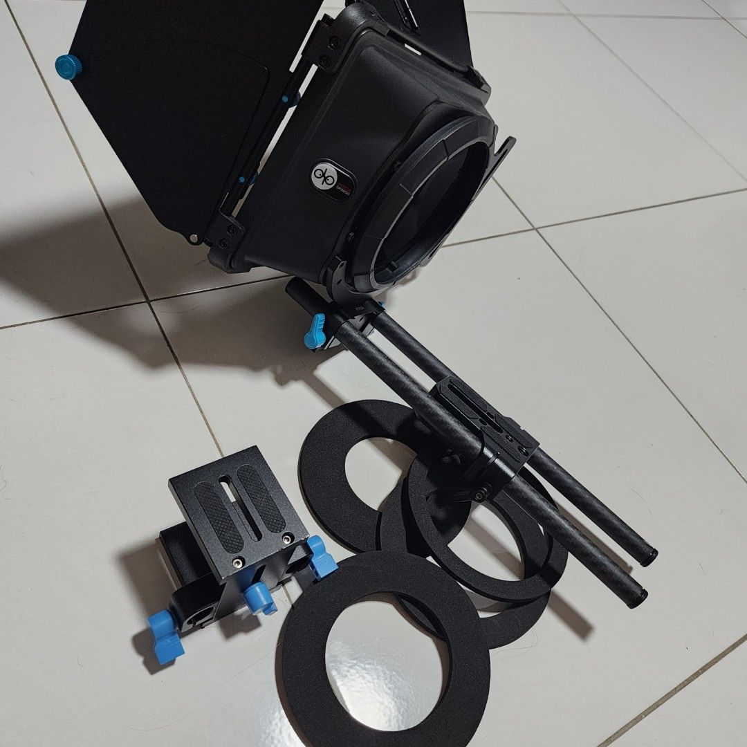 Smallrig Base Plate with Fotga DP3000 Matte Box Sunshade and Rail Rod ...