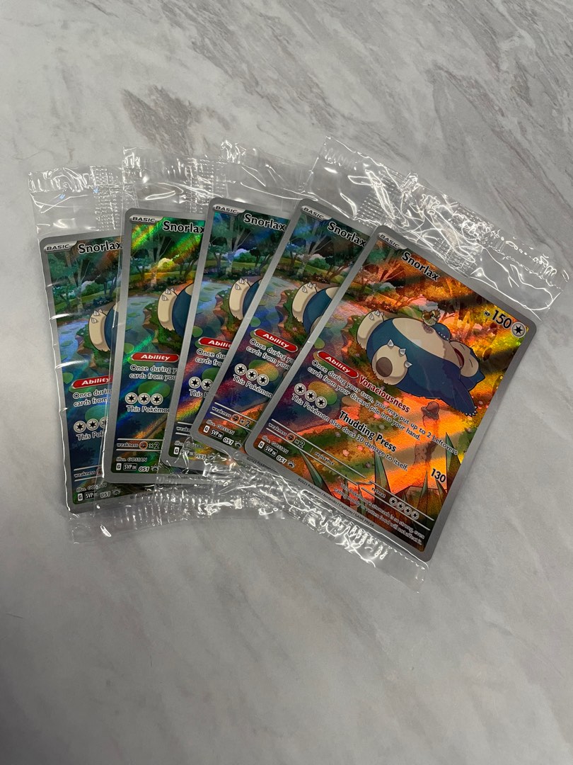 Snorlax Pokemon 151 ETB Promo #51 - Pokemon TCG, Hobbies & Toys, Toys ...